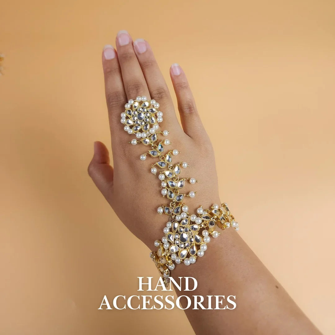 Buy Hand Accessories: Bridal Panja, Angla Online in Pakistan